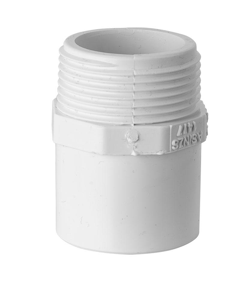 32mm PVC Pressure Male BSP Valve Adaptor CAT 2